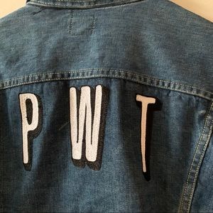 Lee | Jackets & Coats | Vintage Lee Distressed Embroidered Jean Jacket ...